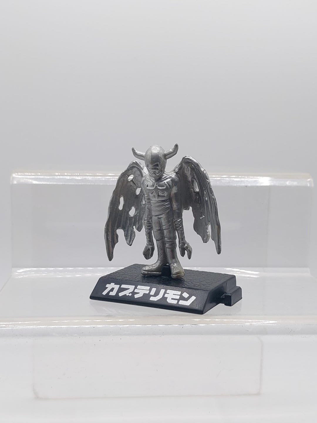 Vintage 1990s Digital Monsters Digimon Silver Devimon Candy Toy Mini ...