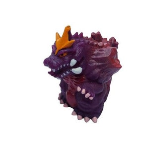 Vintage Kaiju Godzilla 1994 Space Godzilla Soft Vinyl Sofubi Mini SD ...