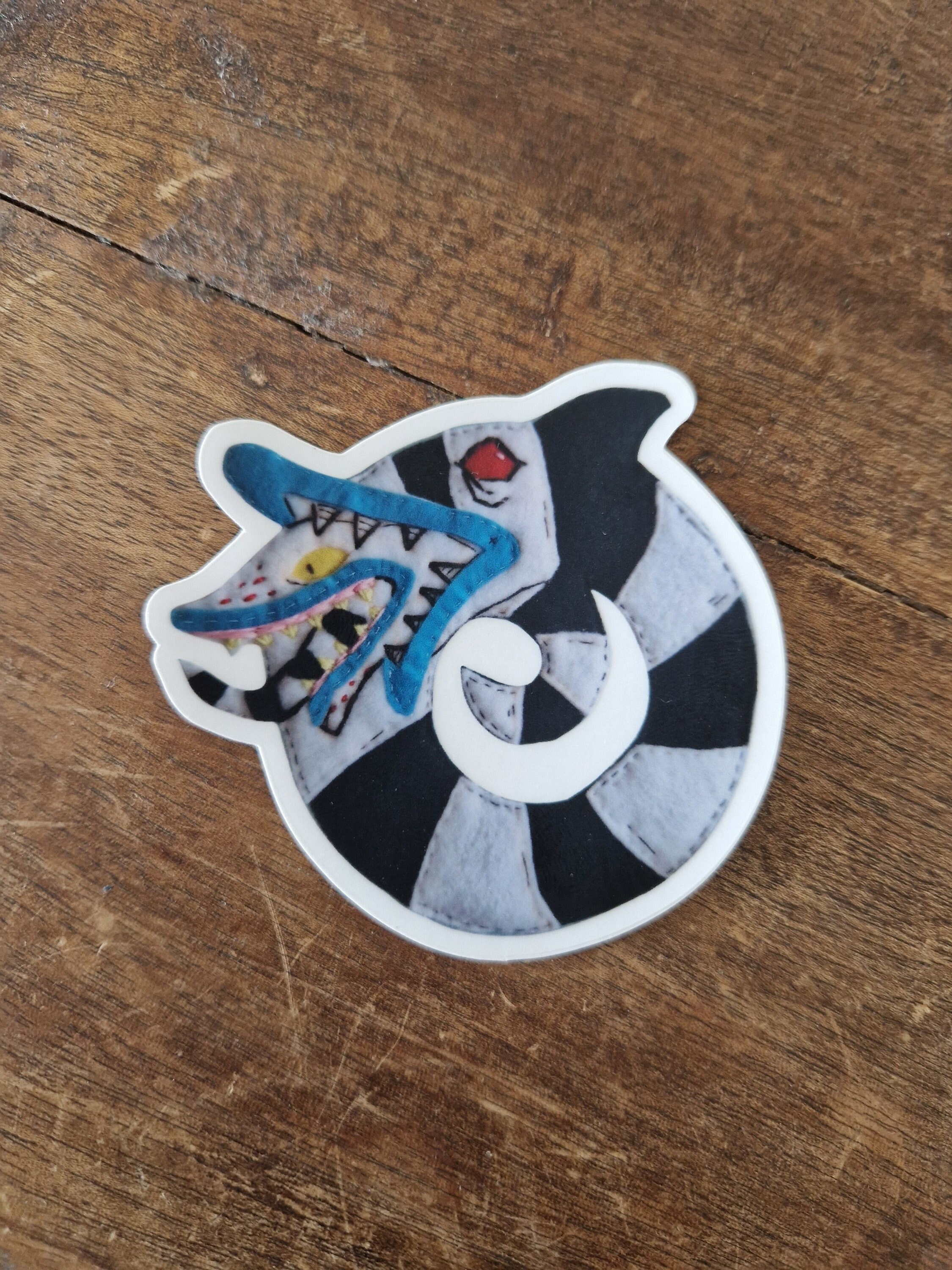 Sandworm Vinyl Sticker - Beetlejuice - Etsy