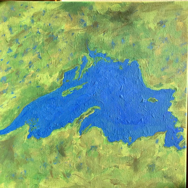 Acrylic on Canvas - Etsy