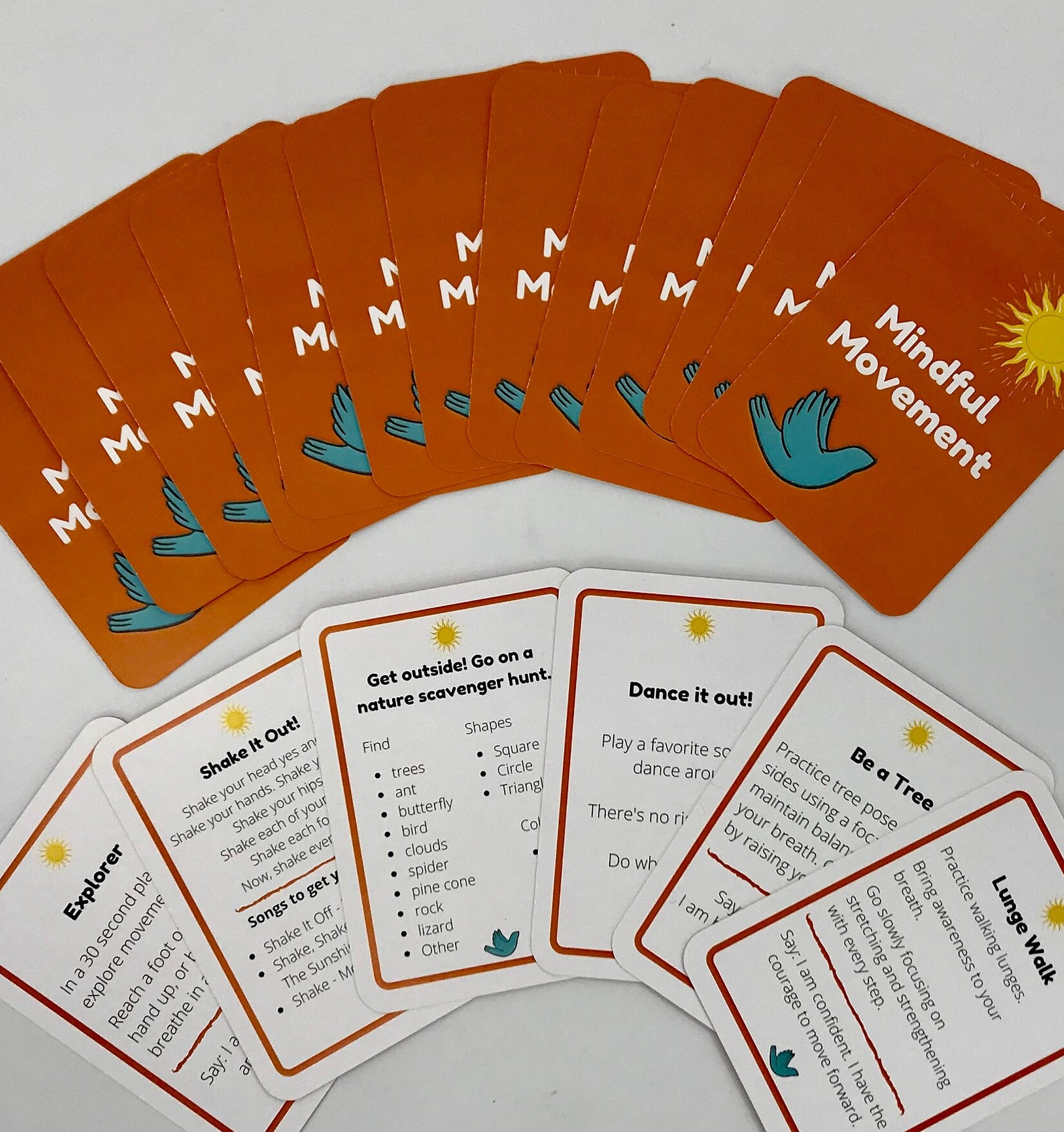Mindful Movement Cards: 25 Different Exercises With - Etsy UK