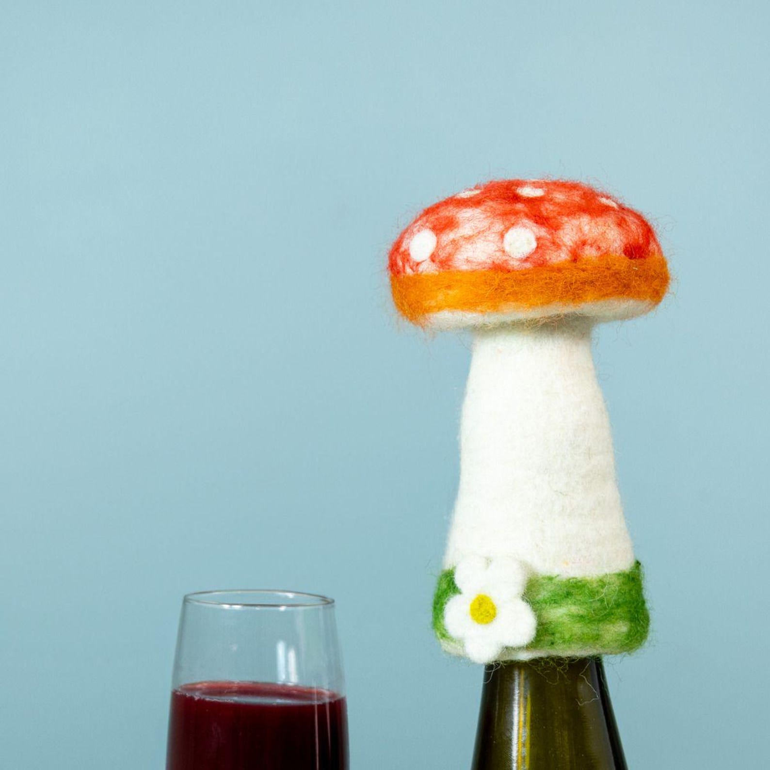 Bottle Toppers - Fair Trade Felt Bottle Toppers or Mini Tree Toppers ...