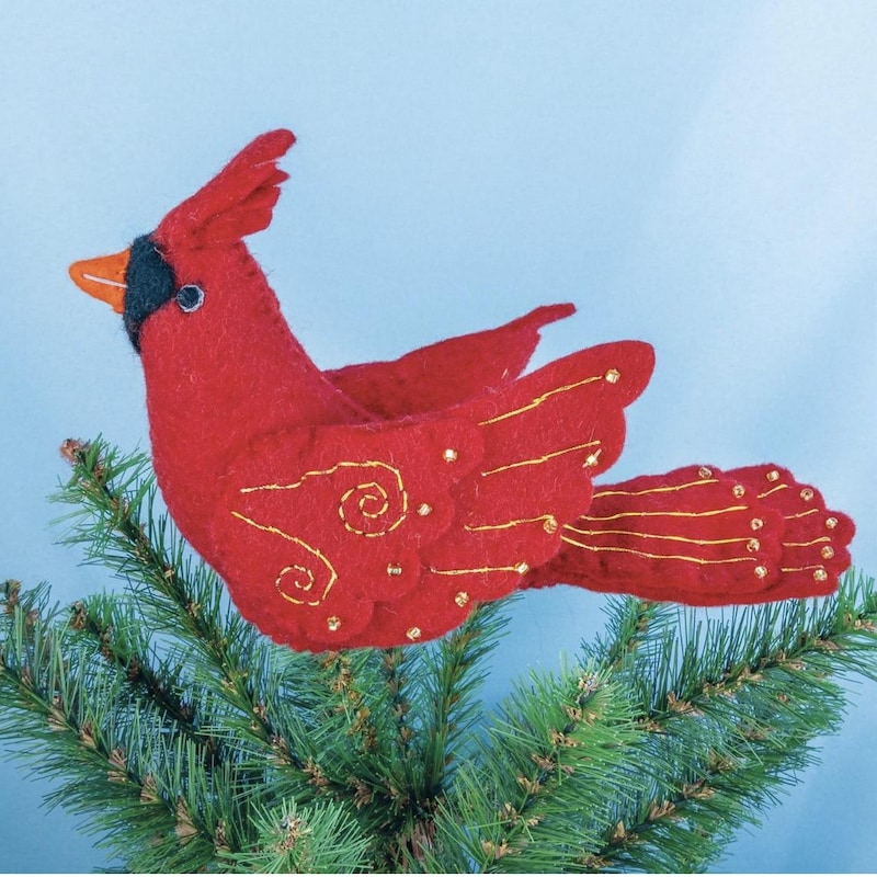 Cardinal Tree Topper - Etsy