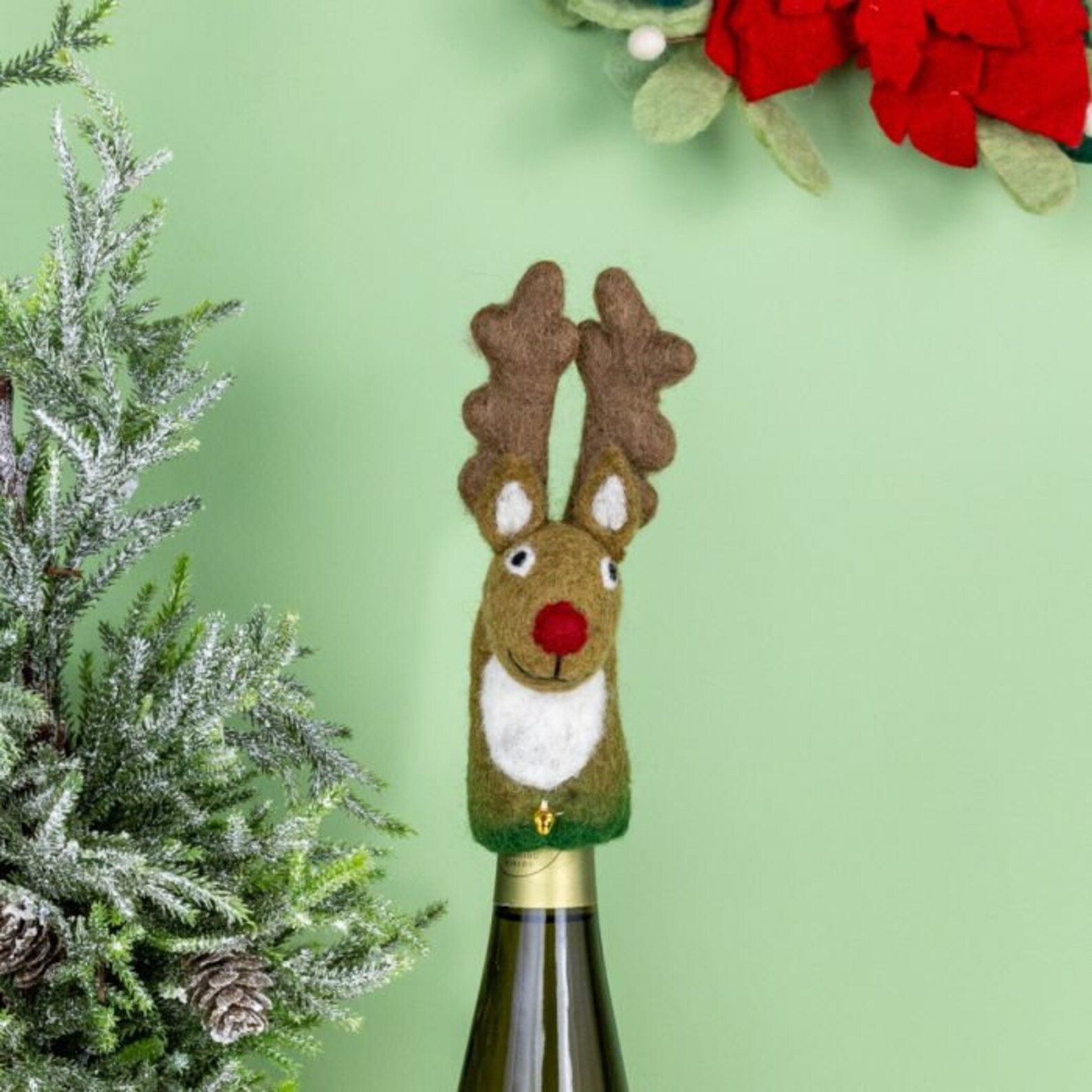 Bottle Toppers - Fair Trade Felt Bottle Toppers or Mini Tree Toppers ...