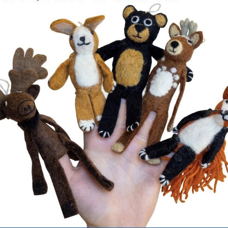 Mice Finger Puppets - Etsy