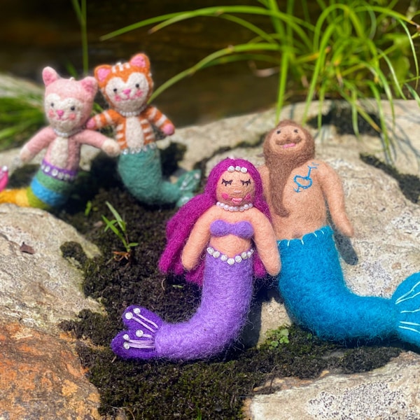 Felt Mermaid - Etsy