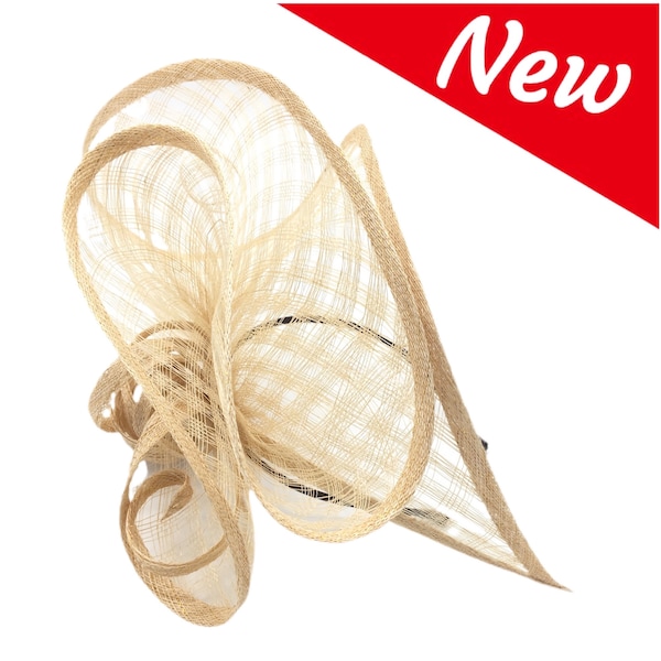 Beige Fascinator Hat - Etsy