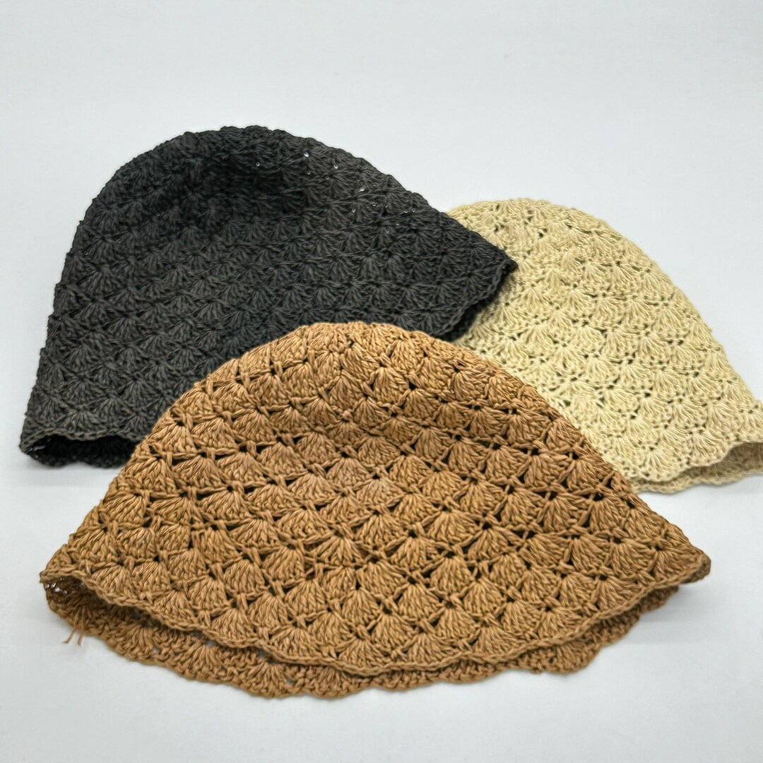 Vintage Crochet Straw Hat Bodies for Millinery - Etsy