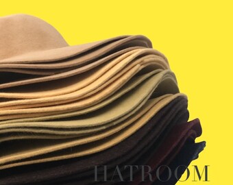 Rabbit Fur Felt Capelines Velour Finish - Etsy