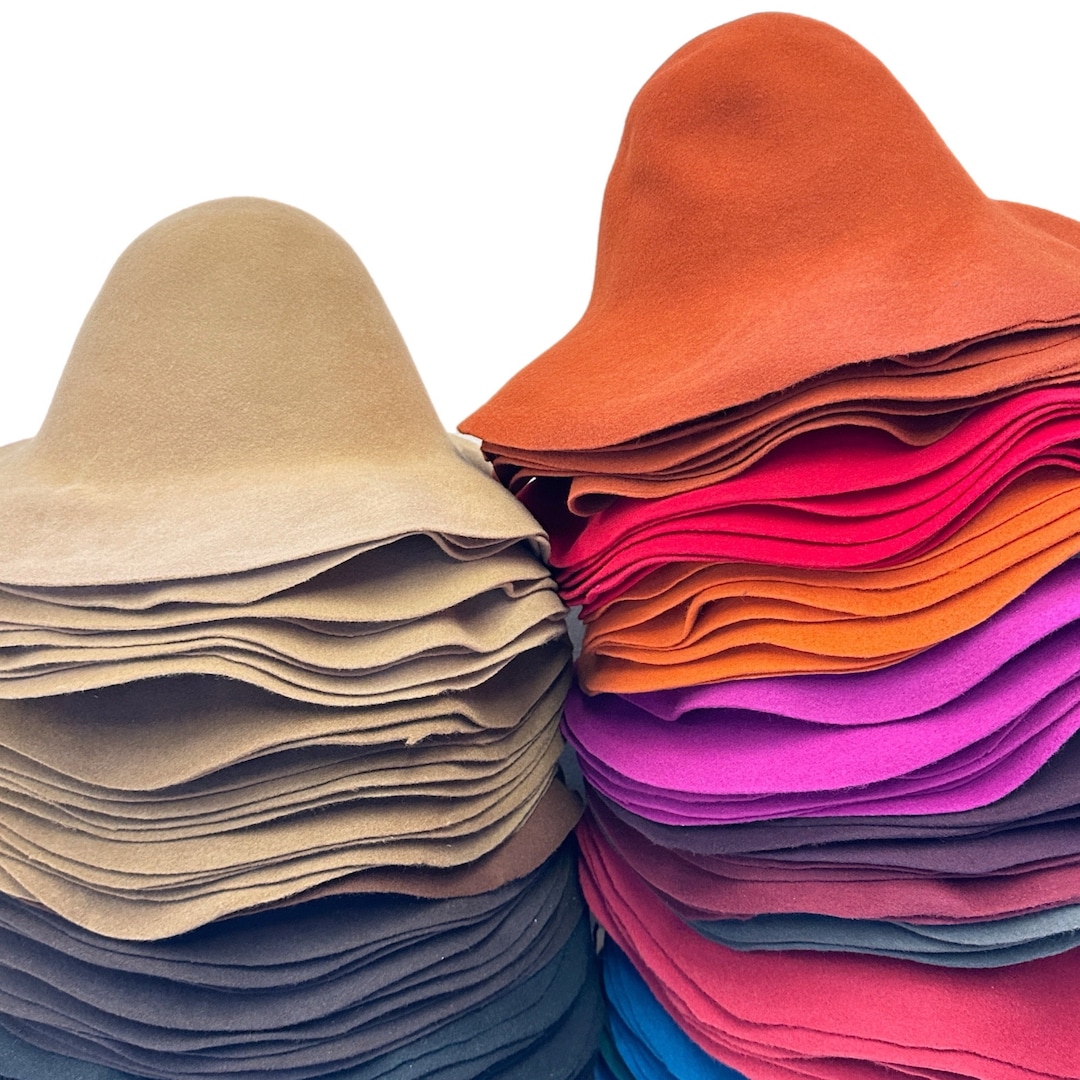 Set of 12 Wool Felt Capeline Hat Bodies Wholesale 120g(4oz) - Etsy