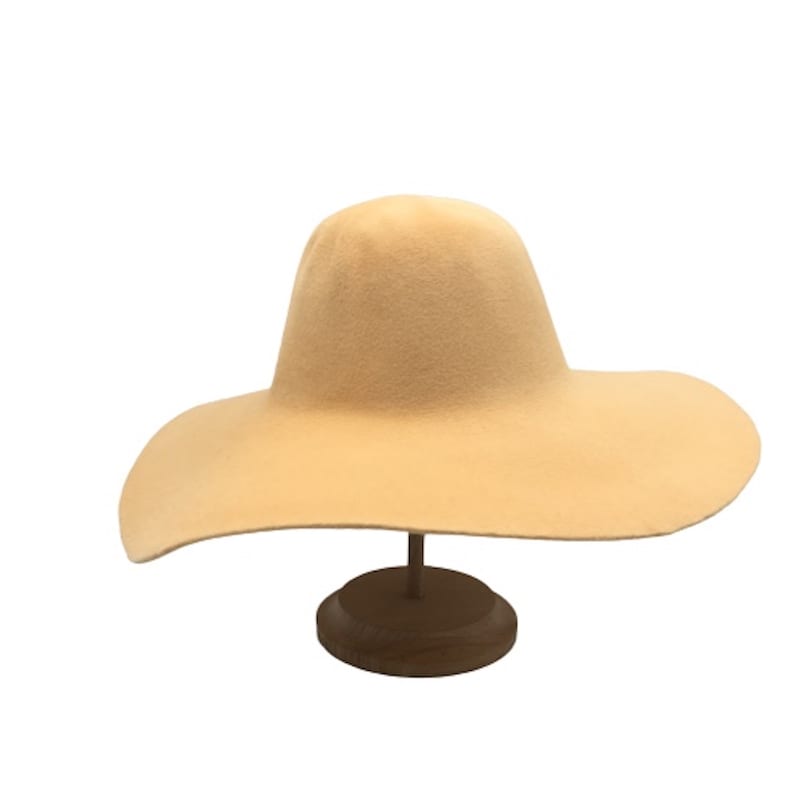 Velour Fur Felt Capeline, Floppy Brim Hat Making Supplies - Etsy