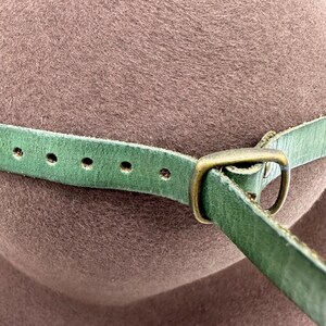 Hatband Leather Belt Adjustable Hat Accessories - Etsy