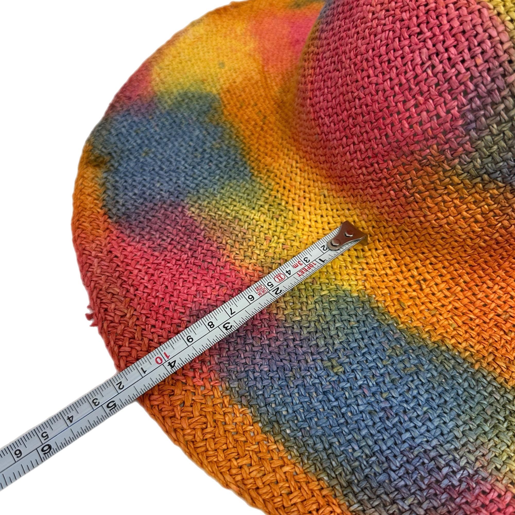 Vintage Multicolor Straw Hat Bodies Twisted Paper for Millinery and Hat ...