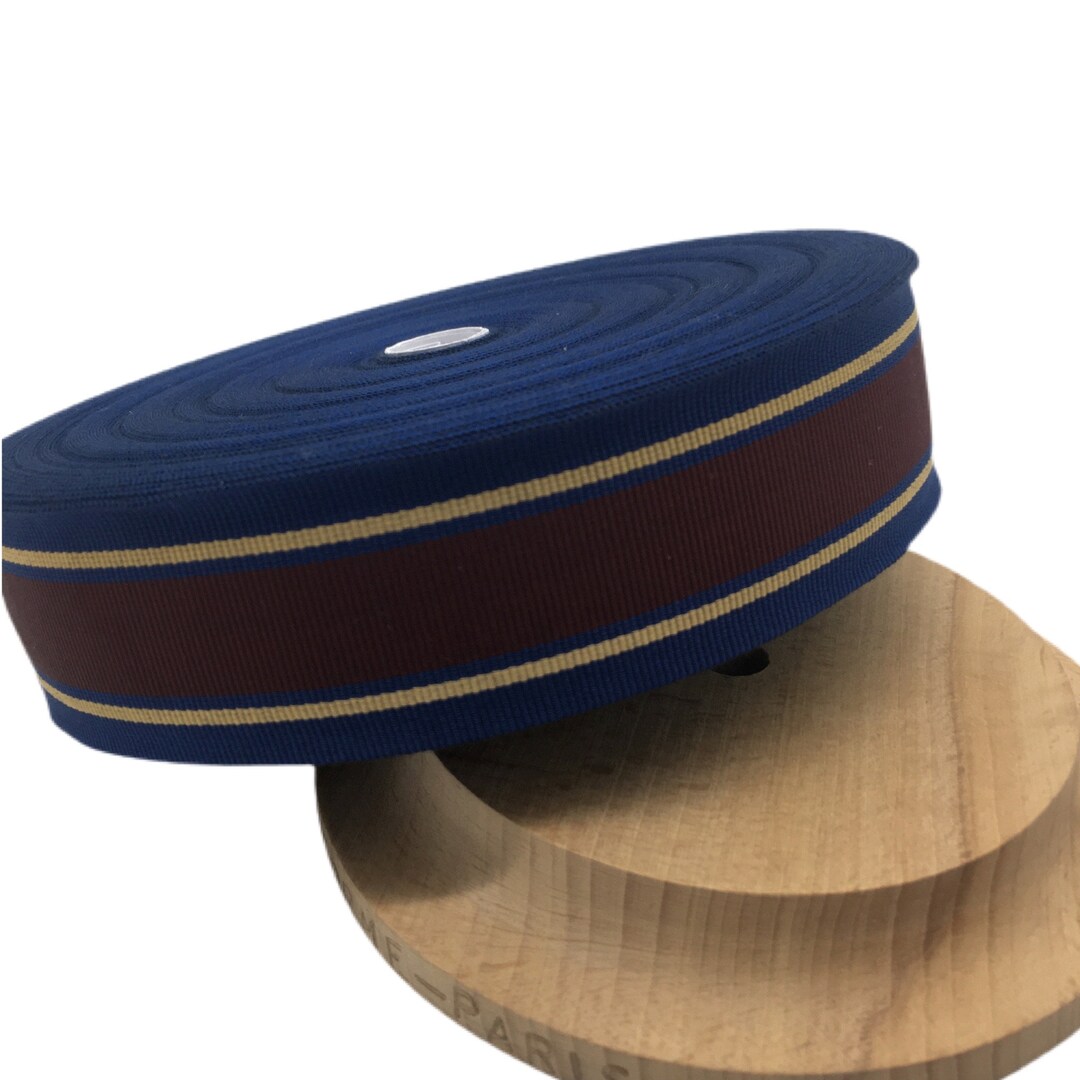 40mm Millinery Grosgrain Ribbon Multicolored Stripe for Millinery ...