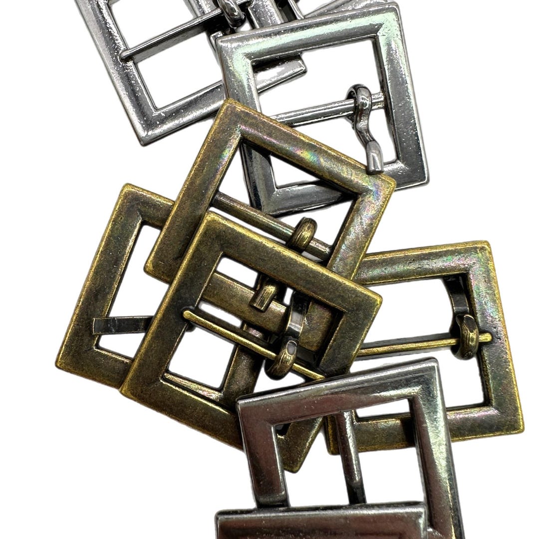2x2 Cm Square Buckles for Hat Straps Decorative and Functional - Etsy