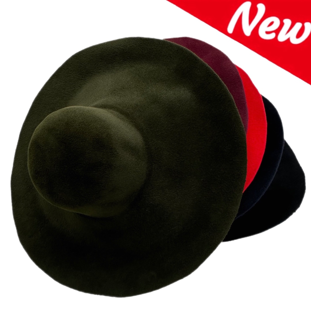 Fur Felt Capelines 145 G European Quality Double-side Velour Finish - Etsy