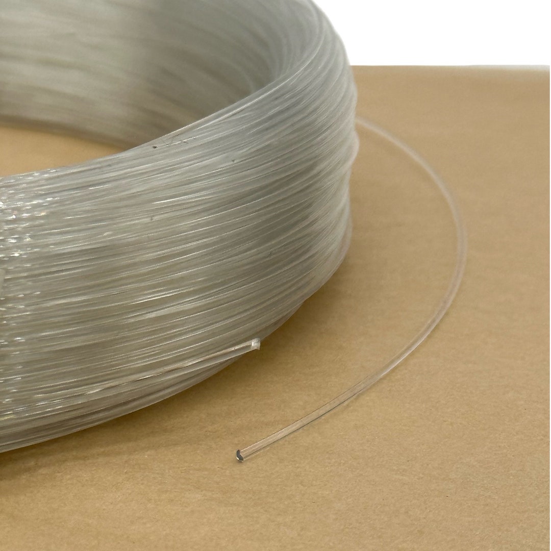 1m X 1,0 Mm Transparent Hat Brim Wire for Millinery - Etsy