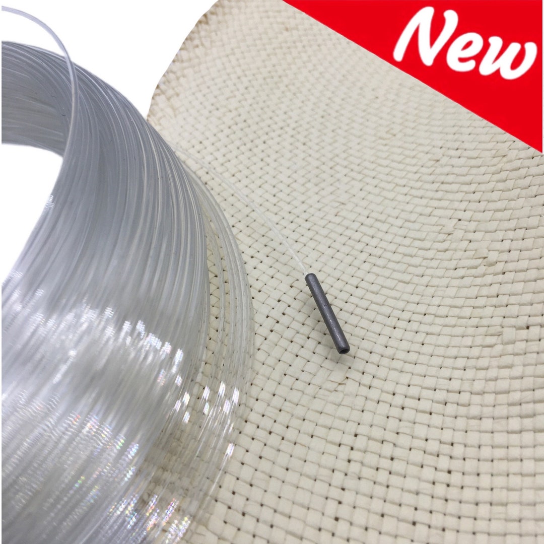 Set of 1m Transparent Hat Brim Wire & Connector for Millinery - Etsy