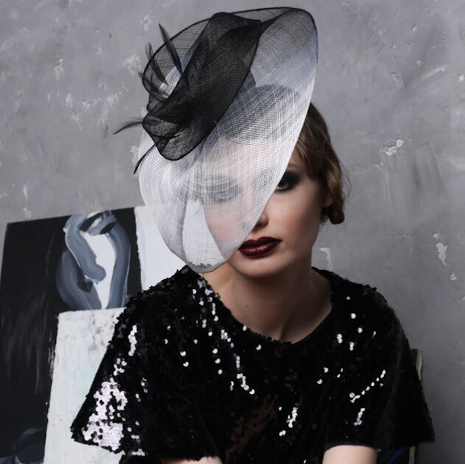 Stylish Wide Brim Derby Hat 'pagoda' Shape - Etsy