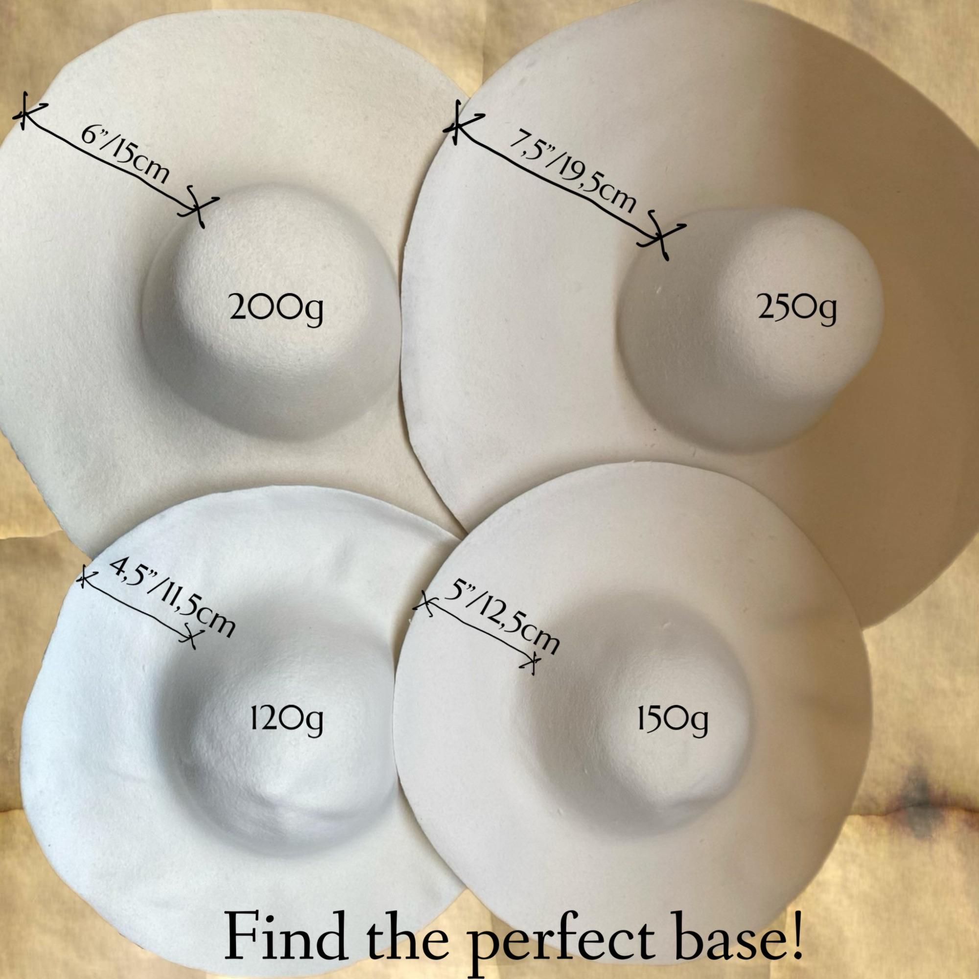 Off-white Wool Felt Capeline Hat Bodies for Millinery - Etsy