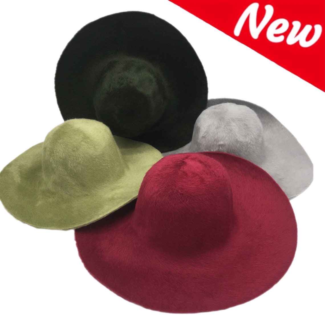 Fur Felt Capeline Hat Body Long Hair Double Face Melusine - Etsy