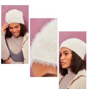 Beanie Hat Angora Wool Winter Headwear - Etsy