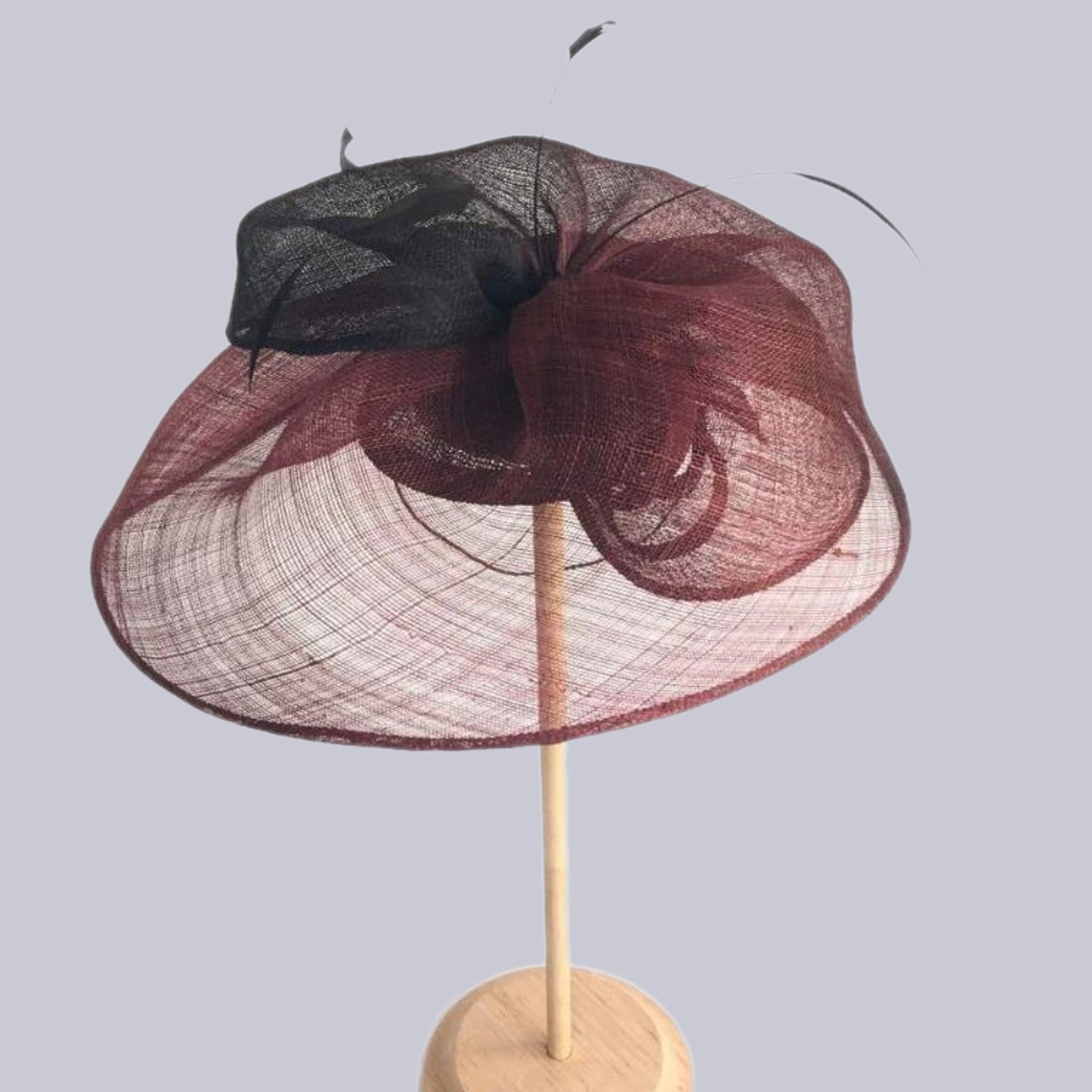 Stylish Wide Brim Derby Hat 'pagoda' Shape - Etsy