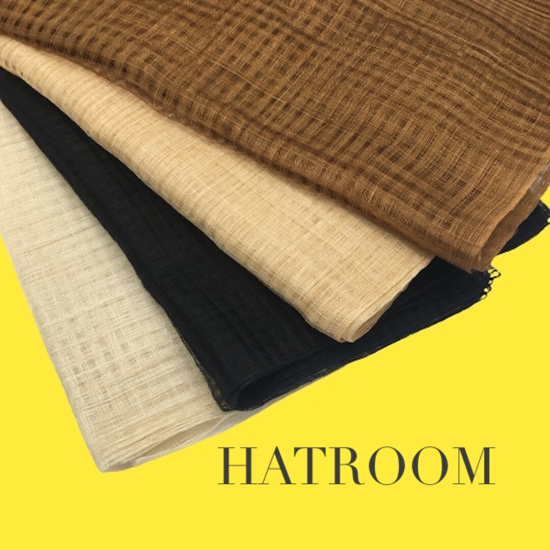 Sinamay Fabric Windowpane Hand-weave for Millinery and Hat Making - 1 ...