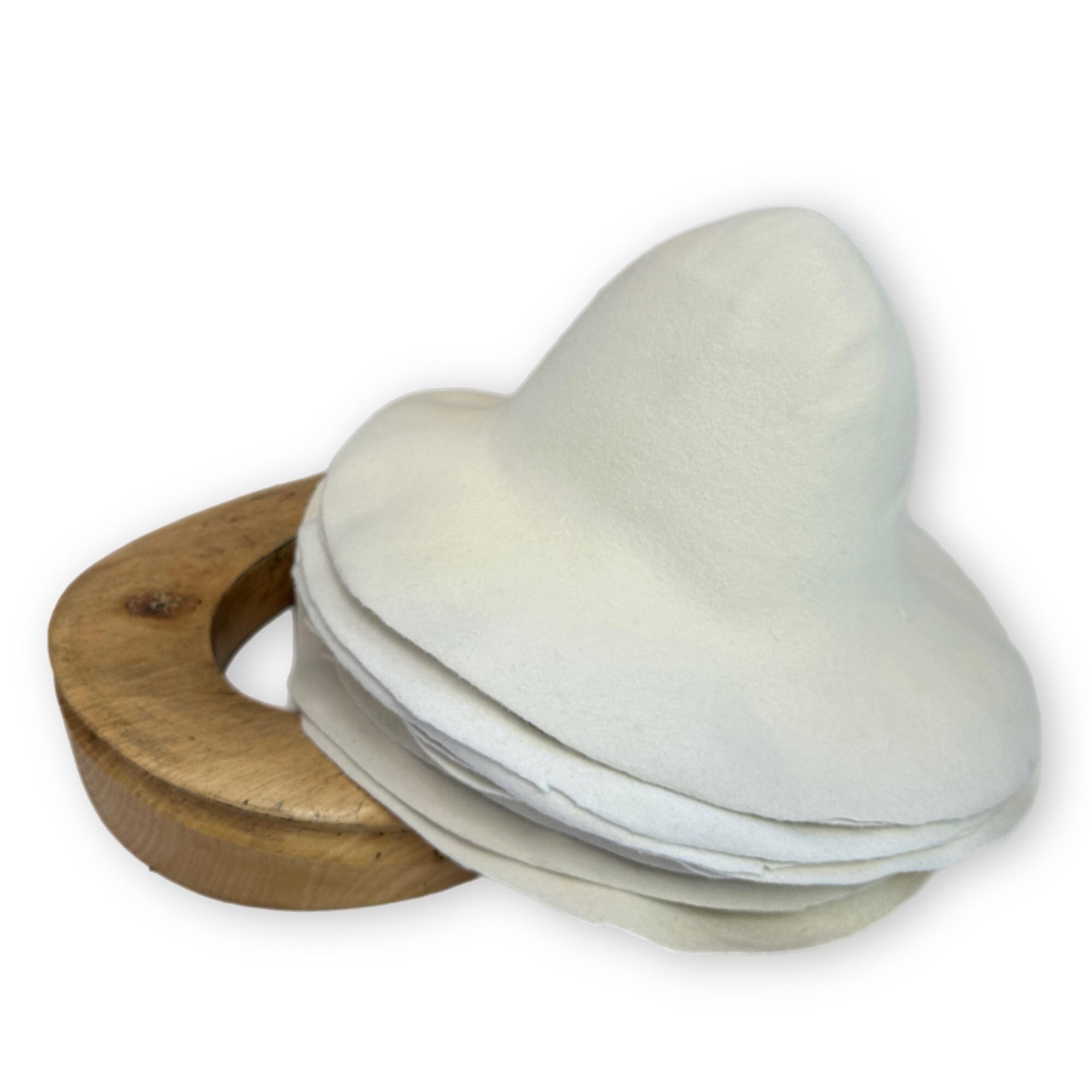 Set of 6 Pcs Wool Felt Capeline Hat Bodies for Millinery 120 G - Etsy