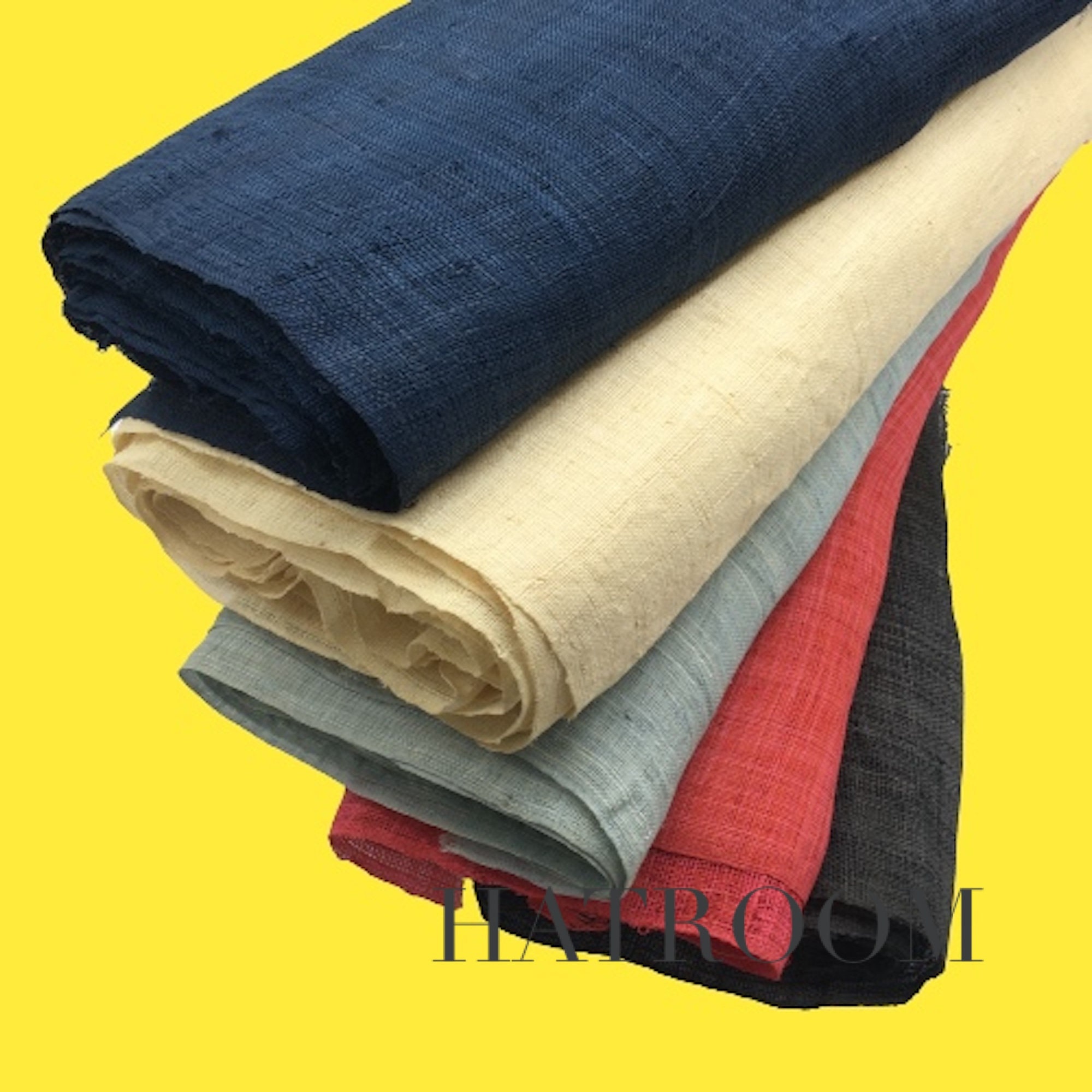 Raffia Fabric Pieces for Craft and Millinery - Etsy