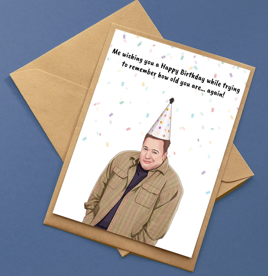 Kevin James Meme Birthday Card Smirking Headshot Doug - Etsy