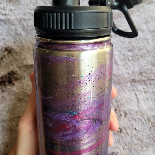 Personalized Epoxy Water Bottle - Etsy