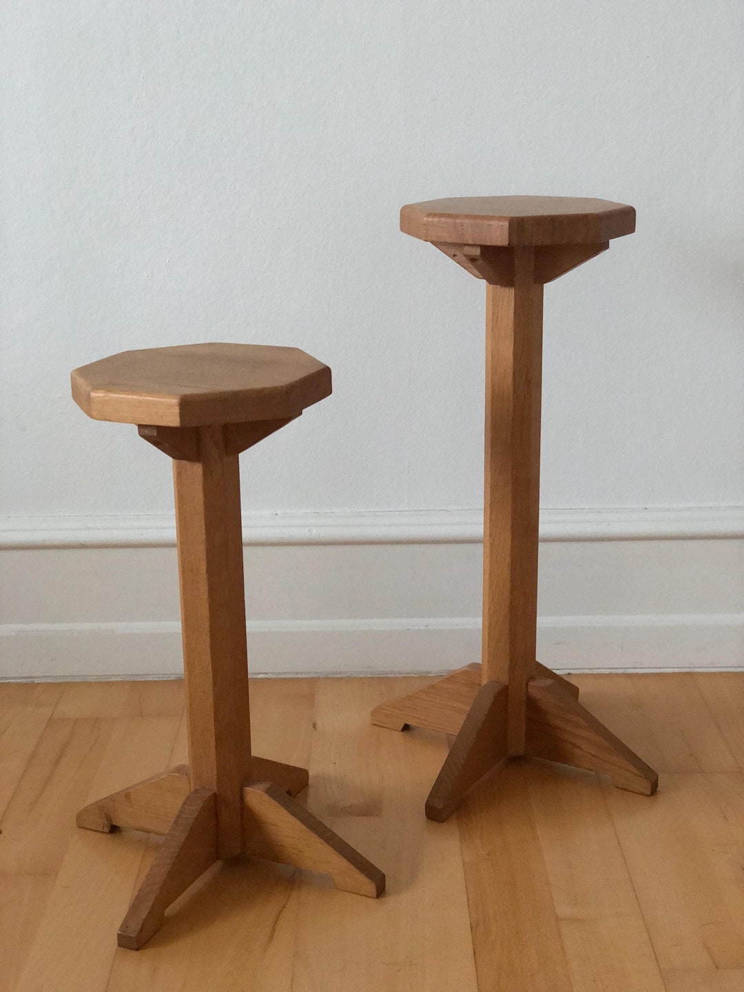 Pair of Vintage Pied De Stalle, Pedestals or Plant Stands the ...