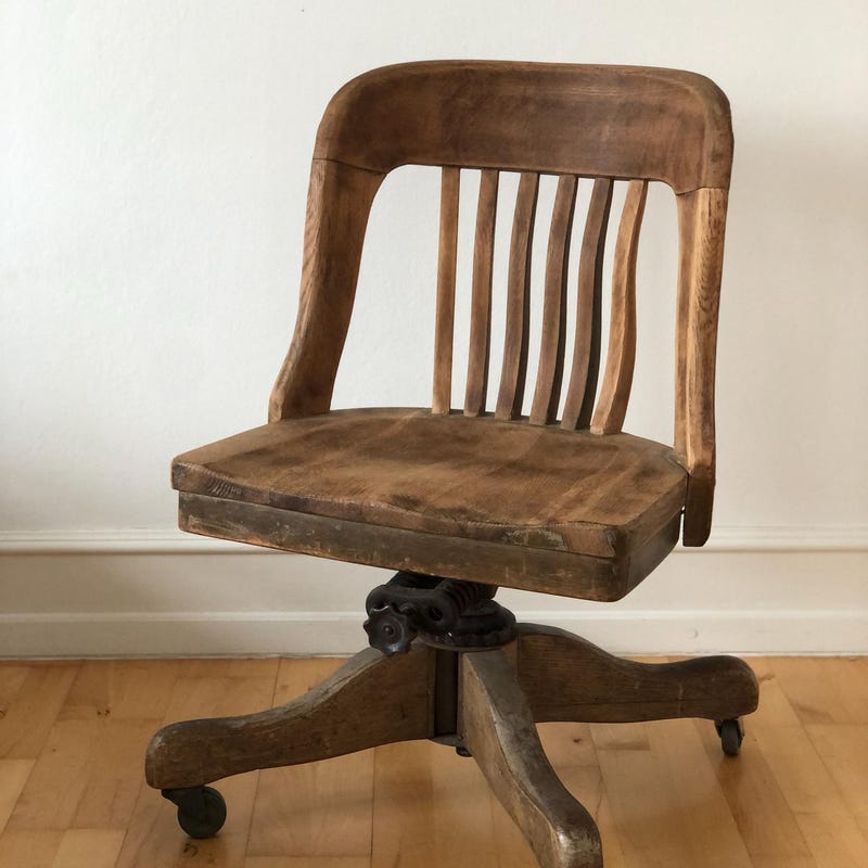Bankers Chair - Etsy
