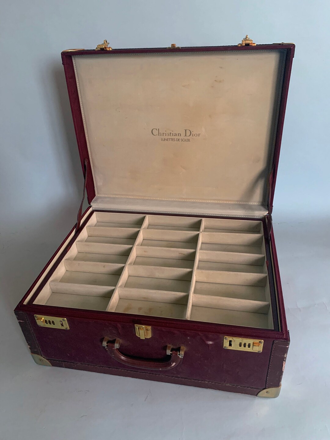 Mid Century Modern Christian Dior Jewelry Box or Suitcase France 1950s ...