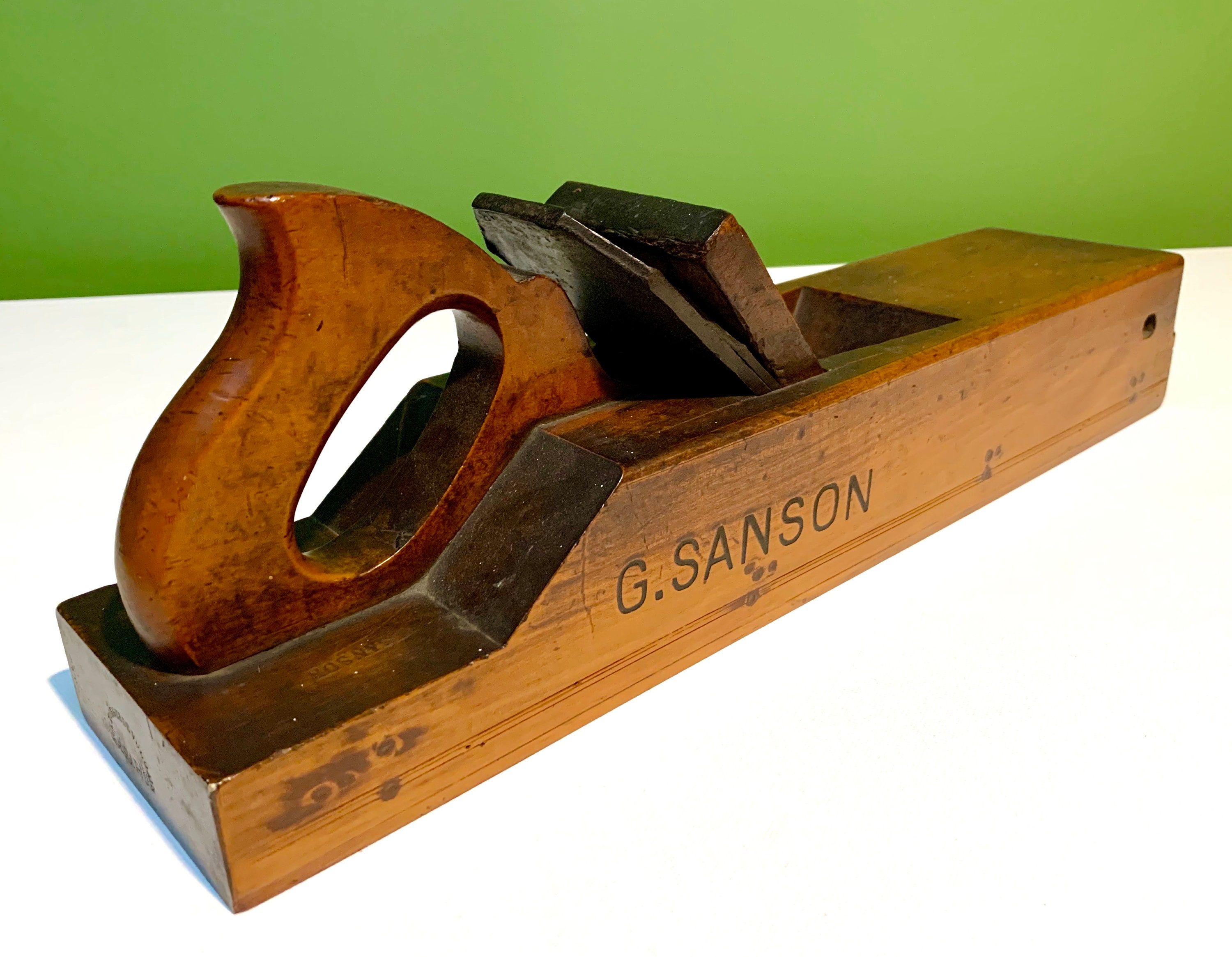 Large Wooden Plane Early 1900s Gorgeous Antique French Tool Memorabilia ...