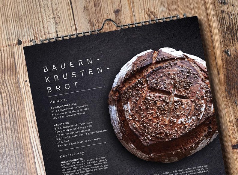 Bread Calendar 2026 – 11 Bread Recipes and a Rye Sourdough Guide | DIN ...