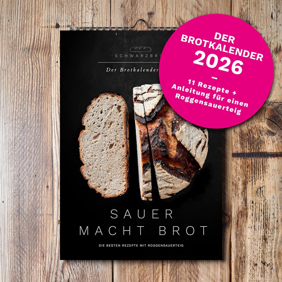 Bread Calendar 2026 – 11 Bread Recipes and a Rye Sourdough Guide | DIN ...