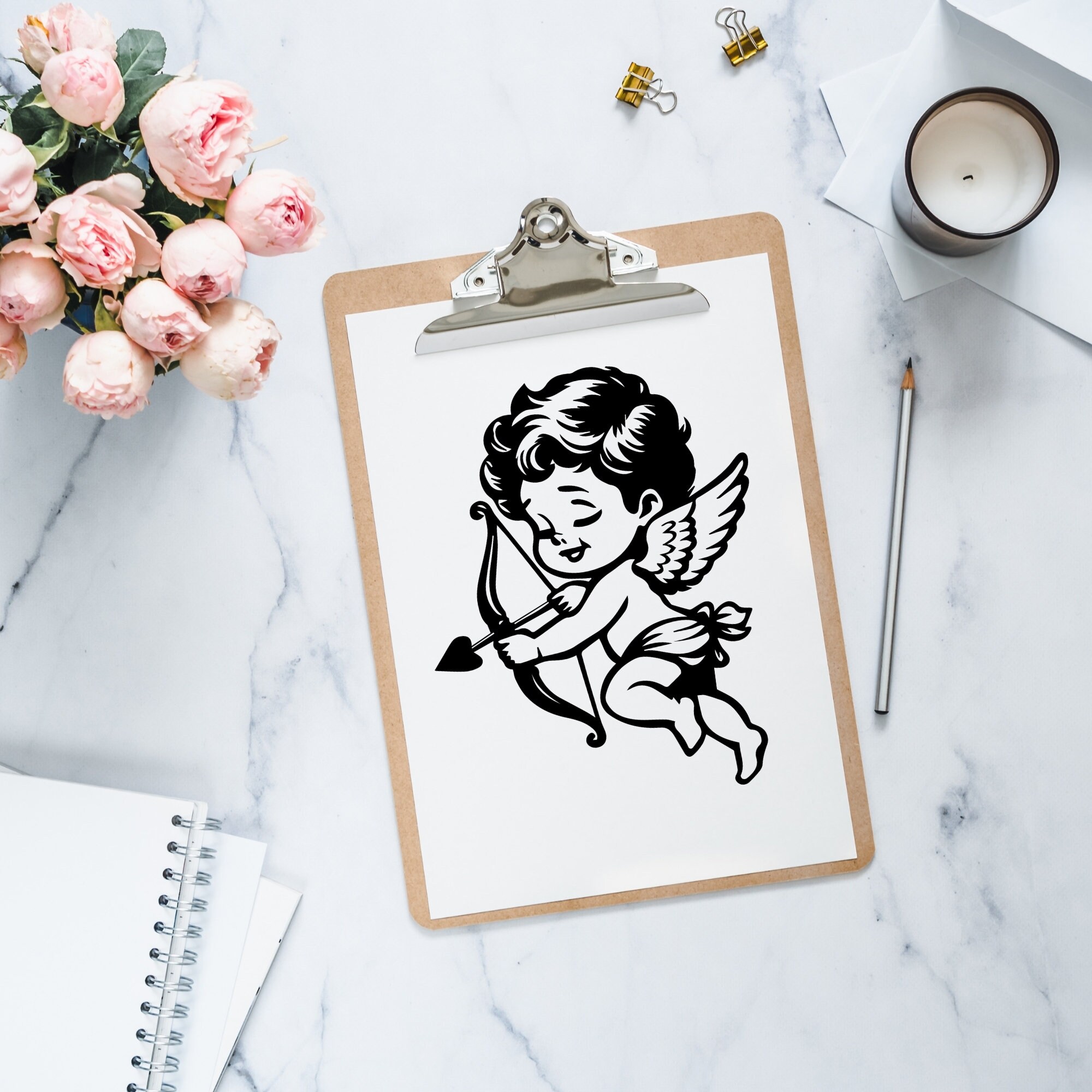 Cupid Svg Bundle Valentines Day Svg Pack Love Cut Files Romantic