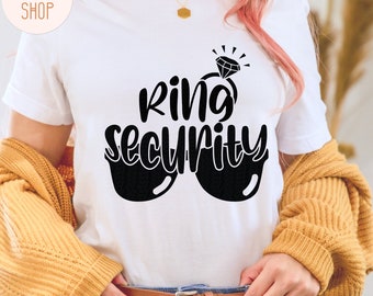 Ring Security SVG, Wedding SVG, Ring Bearer Svg, Ring Boy Iron On, Ring ...