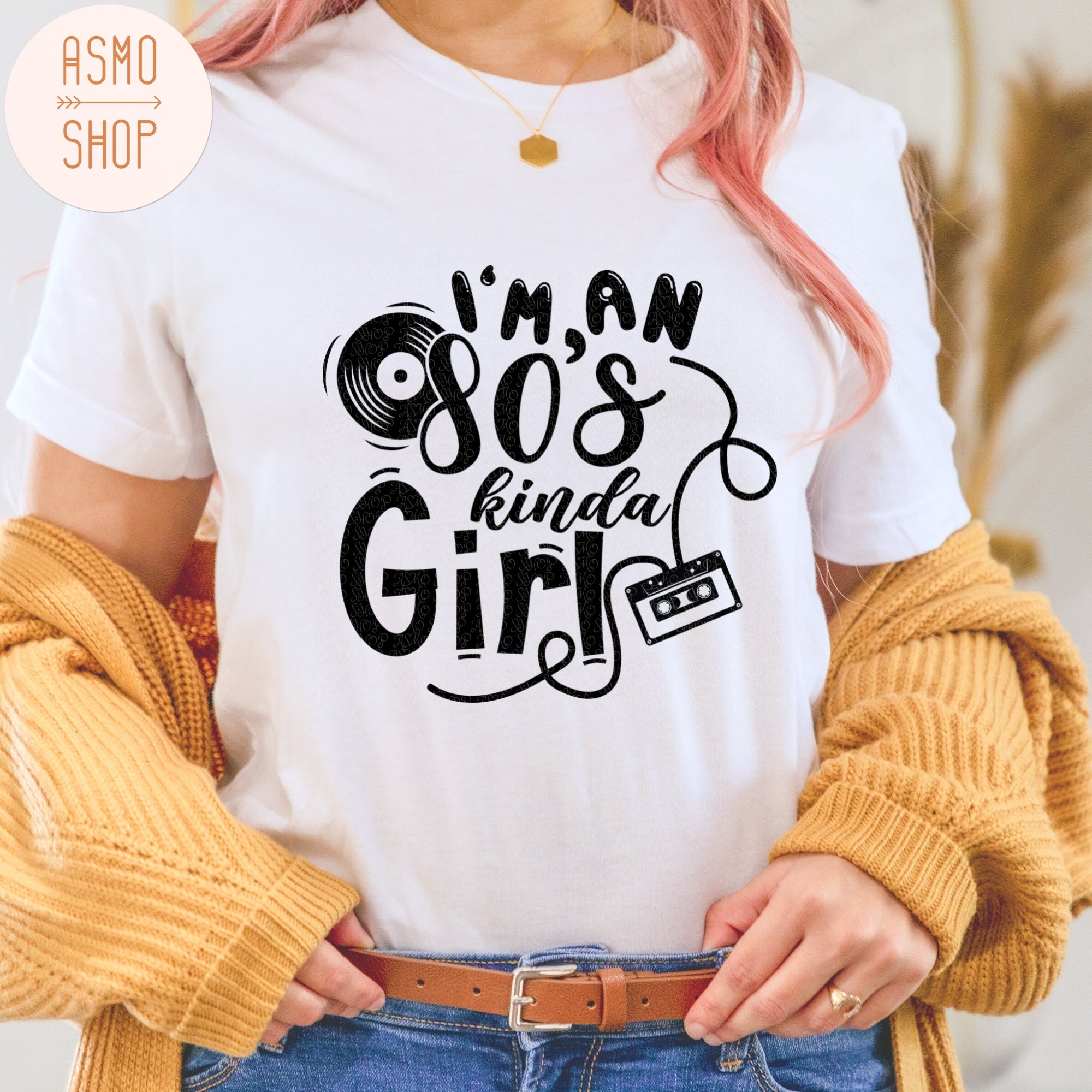 I'm an 80s Kinda Girl Svg80s Girl Svgclassic Design - Etsy