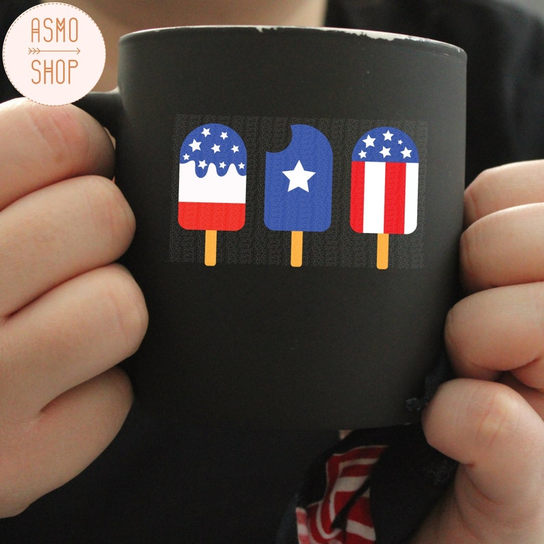 4th of July Patriotic Ice Cream Svg,usa Flag Popsicle,gift & Décor - Etsy