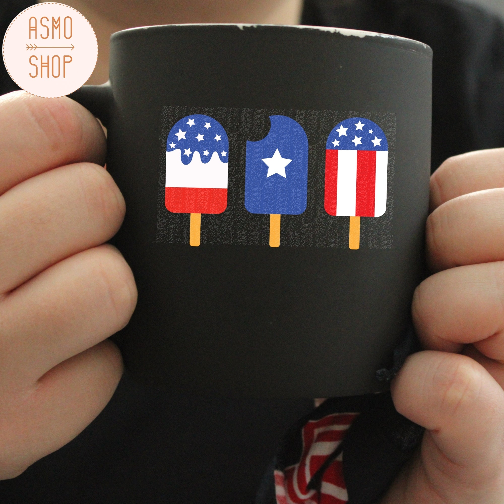 4th of July Patriotic Ice Cream Svg,usa Flag Popsicle,gift & Décor - Etsy