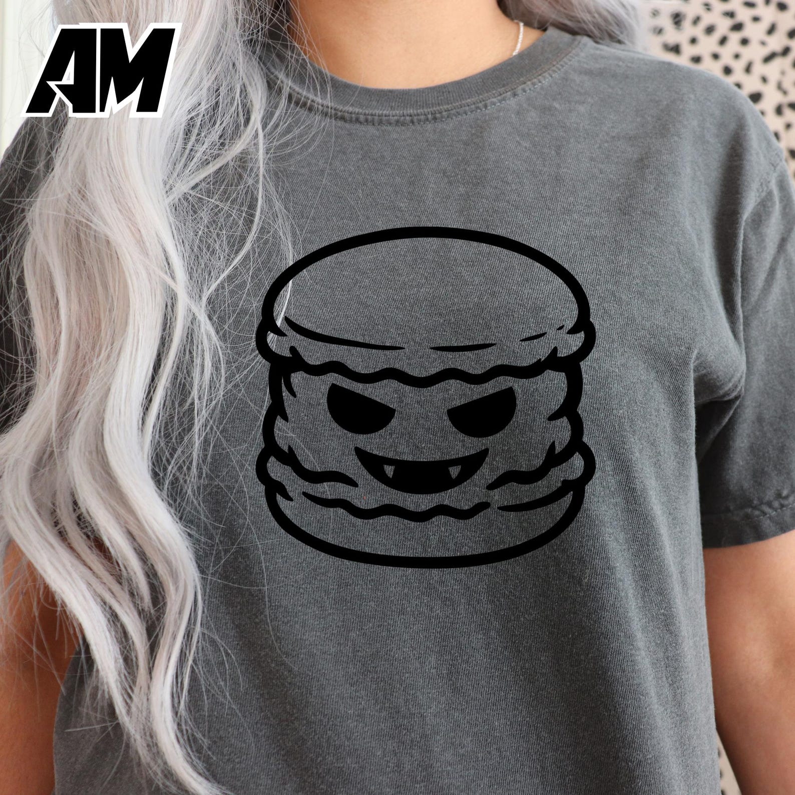 Vampire Macaron SVG Creepy Halloween Dessert Clipart Gothic Fanged ...