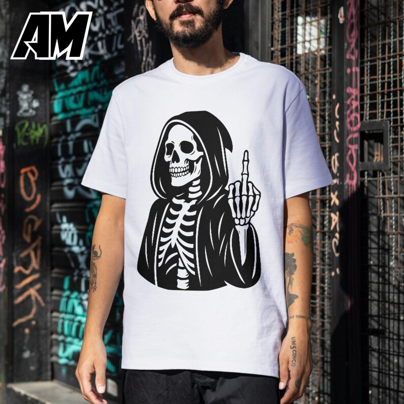 Halloween Middle Finger SVG Bundle: Gothic Horror Clipart (digital ...