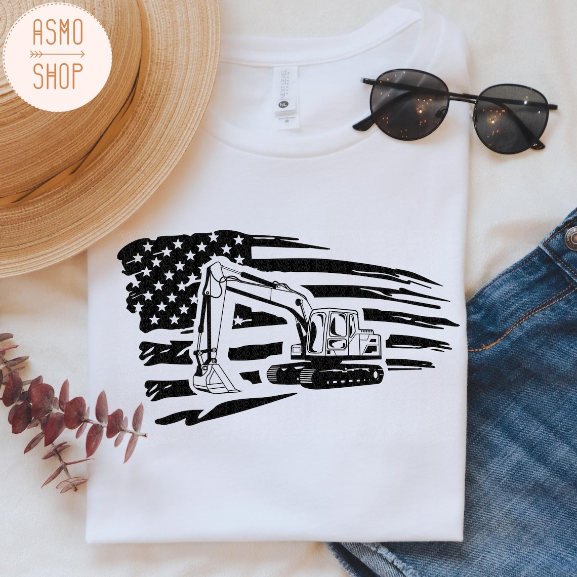 Us Excavator Svg Excavator Clipart Heavy Equipment Svg - Etsy