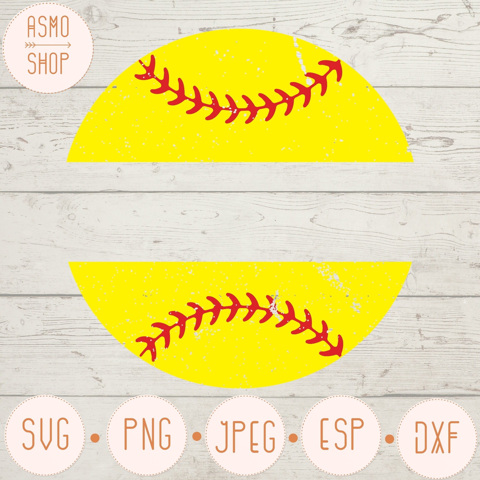Softball Monogram Frame Svg Softball Team Svg Softball Svg | Etsy