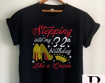 32 Birthday Svg | Etsy