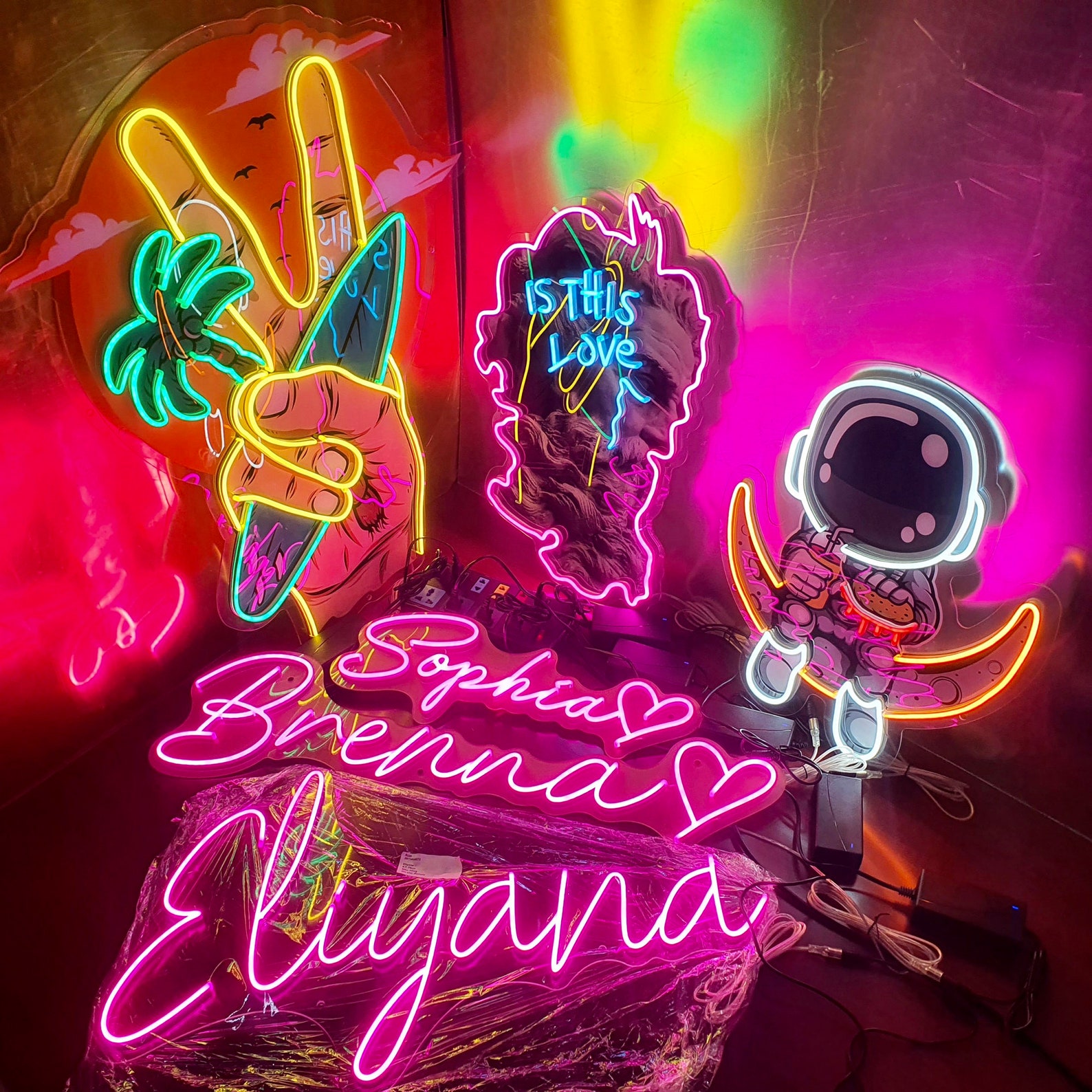 Custom Neon Sign Neon Sign Custom Art Neon Sign Logo Neon - Etsy