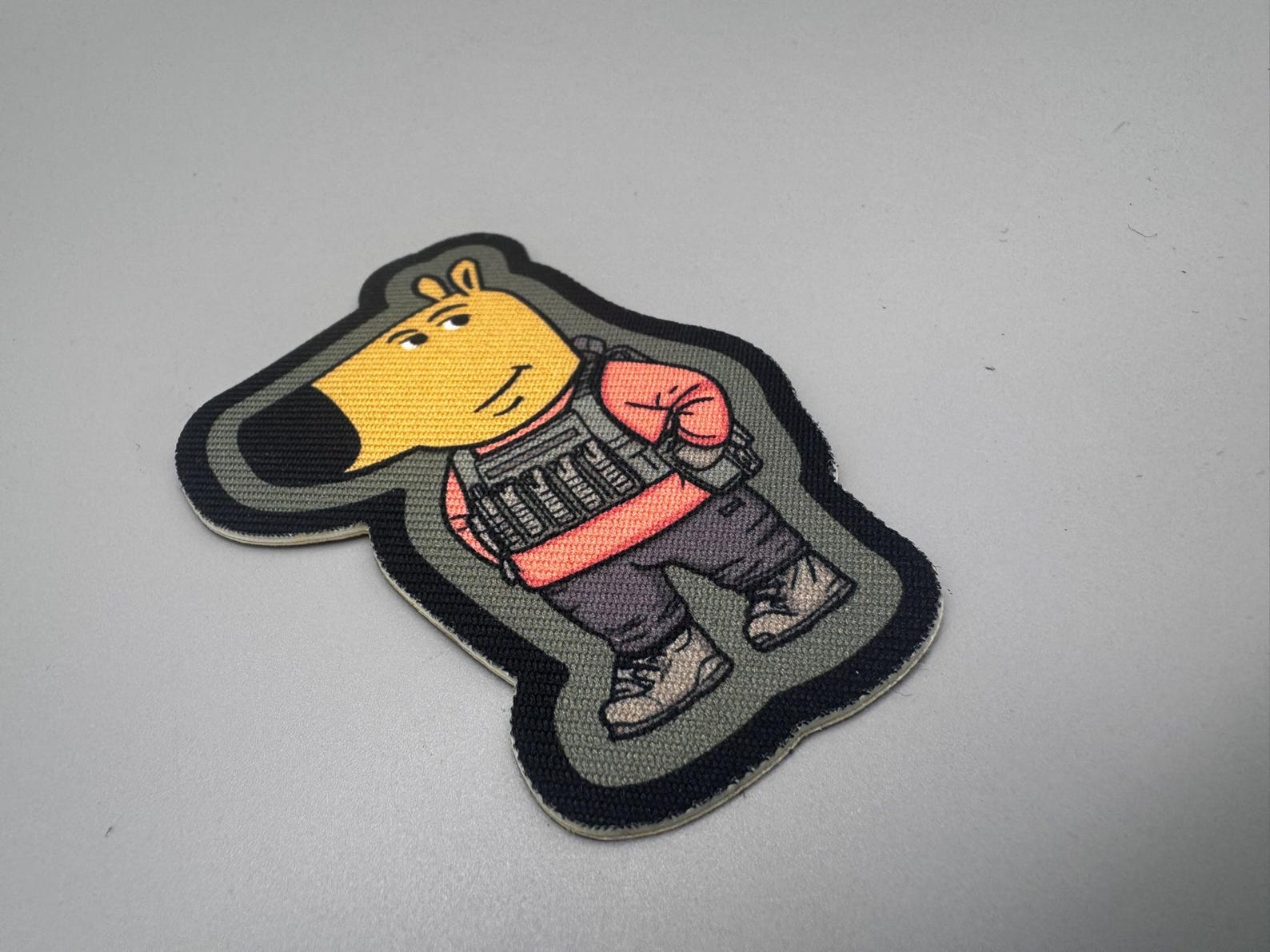 Tactical Chill Guy Meme Patch - Iron on / Hook Backing - Etsy